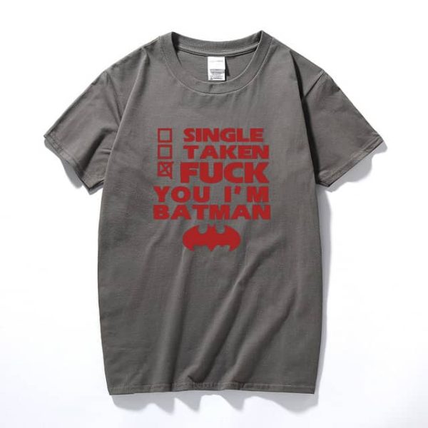 Batman Funny Spoof Movie Letter Printed T-Shirt (15 Colors) – REAL ...