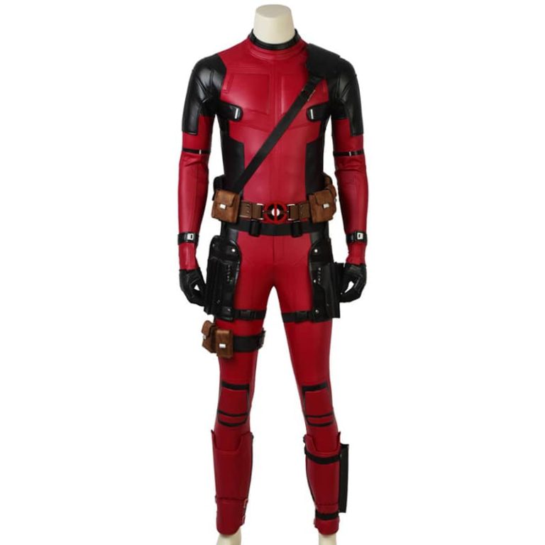 Deadpool High Quality Costume With Accessories – REAL INFINITY WAR